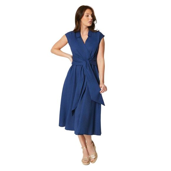 Principles | Dresses | Principles Womensladies Belted Linen Blend Midi ...